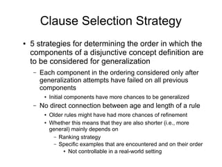 RuleML2015: Rule Generalization Strategies in Incremental Learning of ...