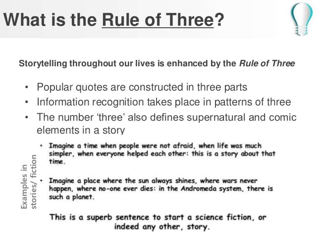 Rule of 3