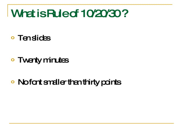 Rule Of 7 & Rule Of 10 | PPT