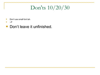 Rule Of 7 & Rule Of 10 | PPT
