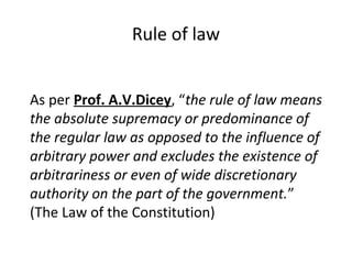 Rule of law | PPT