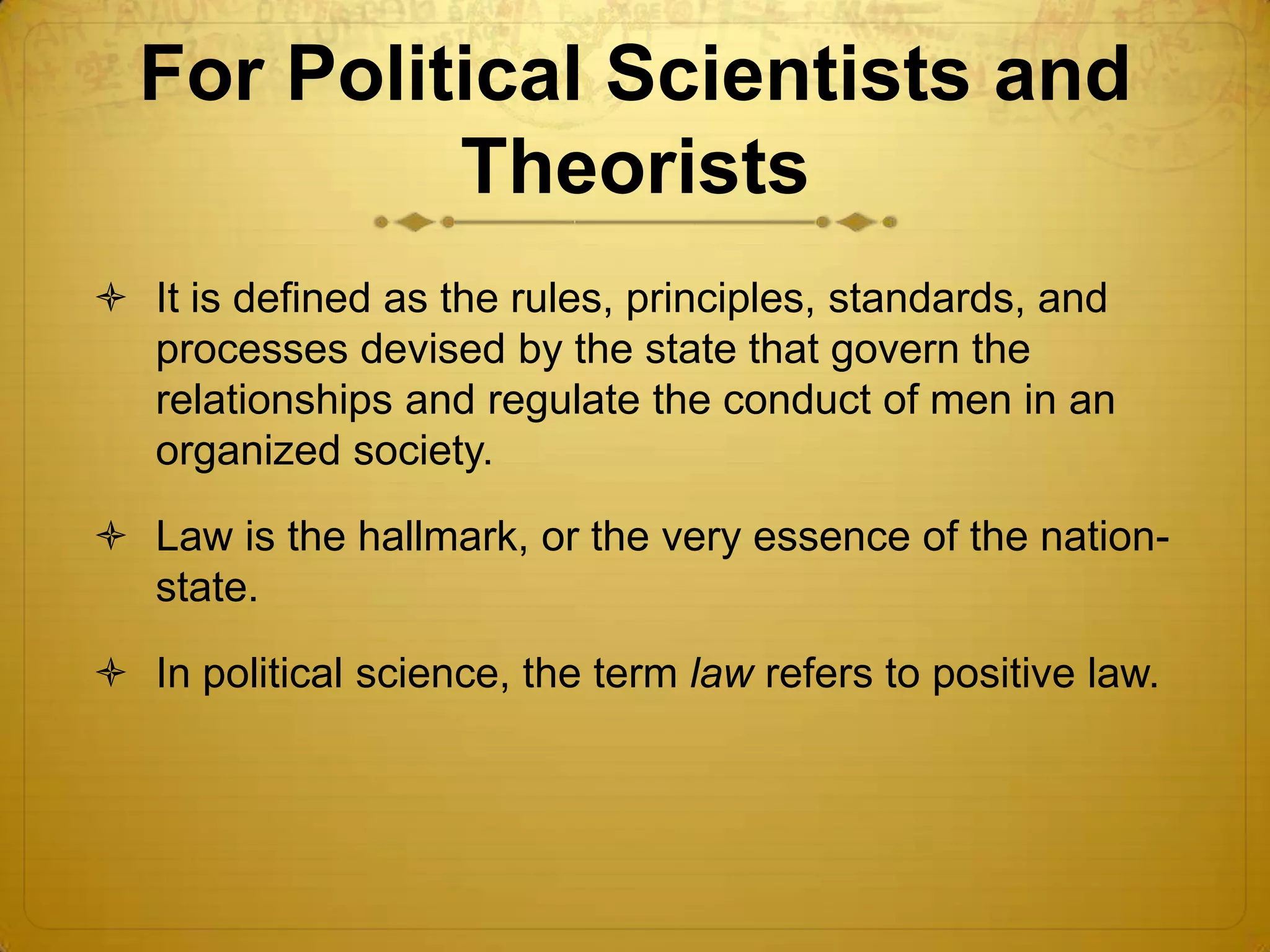 Rule of law: Political Science | PPTX