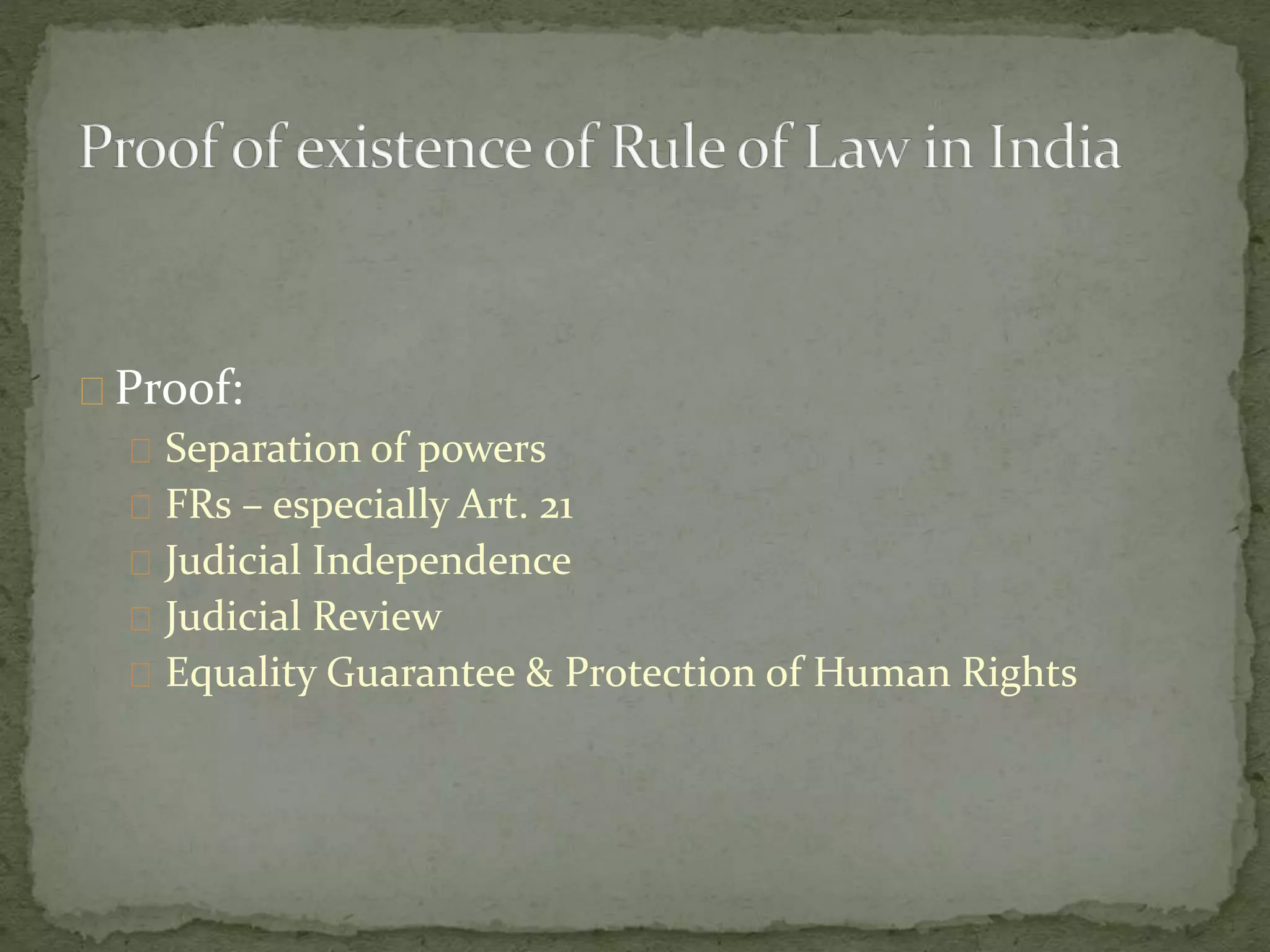Rule of law presentation final | PPTX