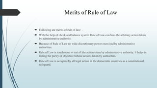 RULE OF LAW WITH SPECIAL REFERENCE TO INDIAN.pptx