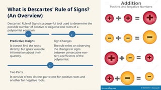 RULE OF SIGN: introduction and tables of a function | PPTX