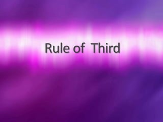 Rule of third | PPT