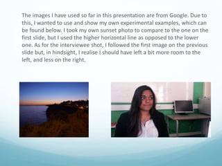 Rule of thirds - Documentary | PPTX