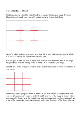 Rule of thirds | DOCX