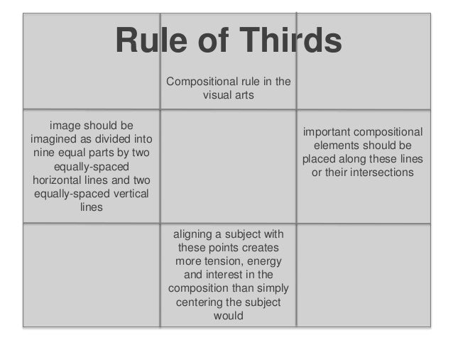 Rule of thirds