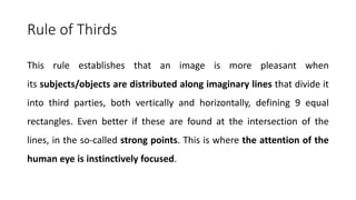 Rule of thirds | PPTX | Photography | Arts and Crafts