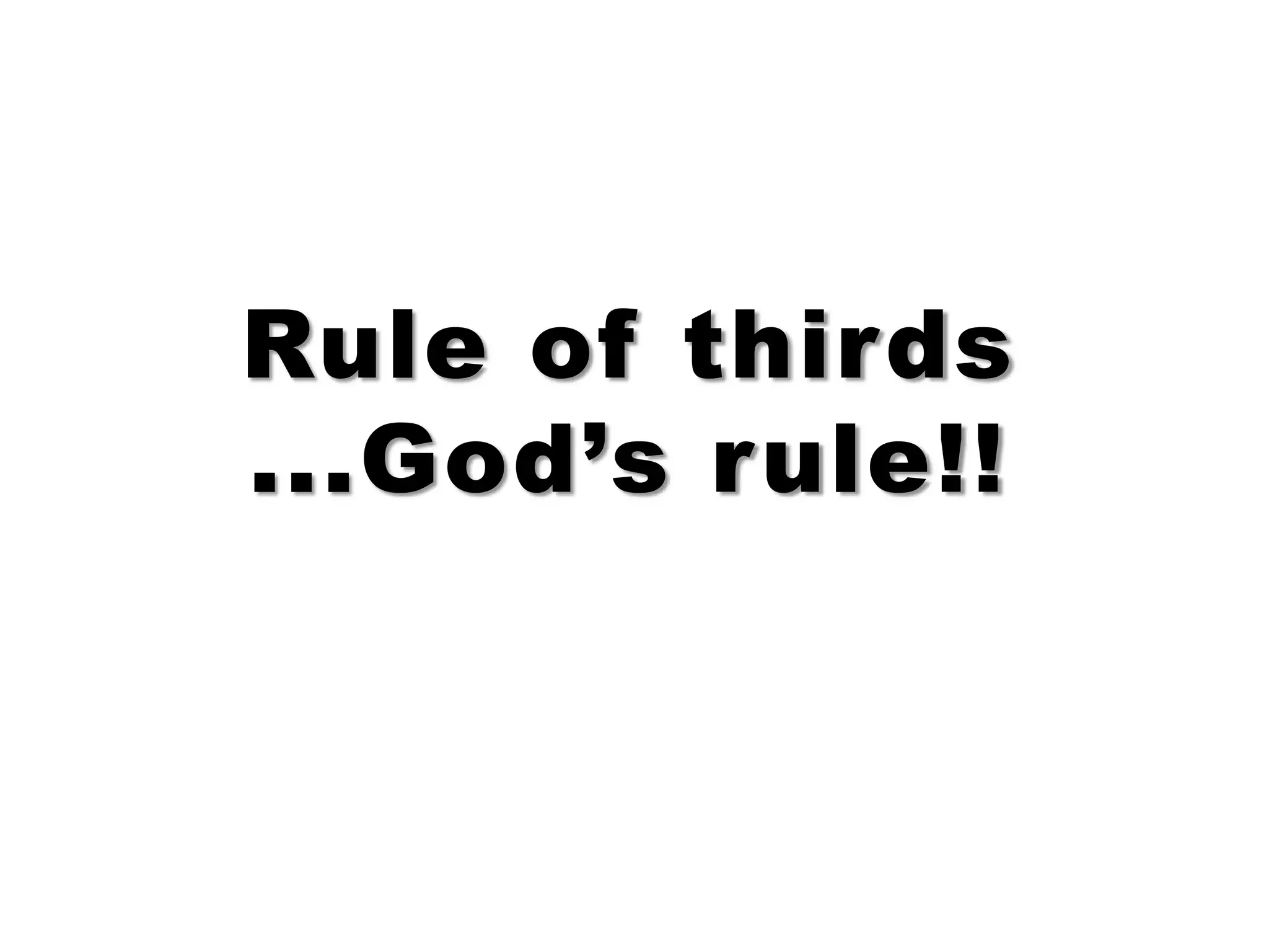 Rule of thirds - advertising | PPTX