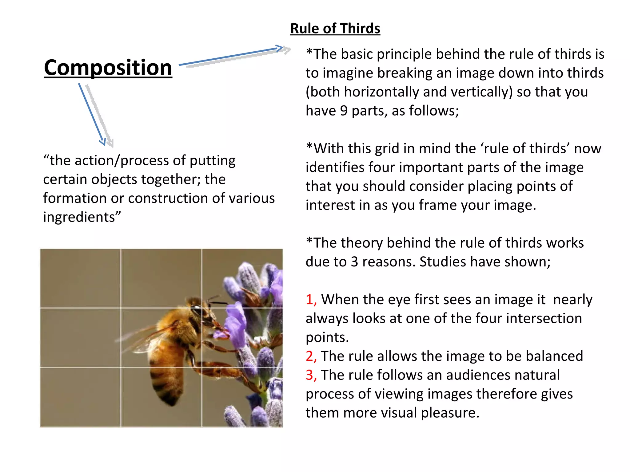 Rule of thirds, composition | PPT