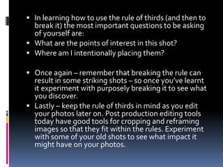 Rule of thirds & Composition | PDF