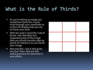 Rule of thirds power point | PPTX