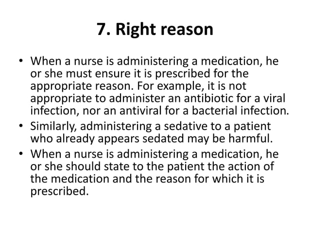 rule right of medication administration.pptx | Healthcare Industry ...