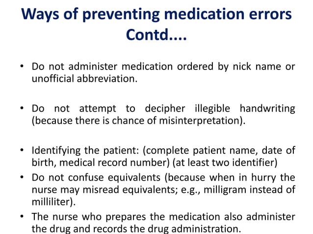 rule right of medication administration.pptx | Healthcare Industry ...