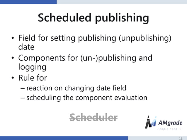Module Rules. Overview, use cases, API | PPT