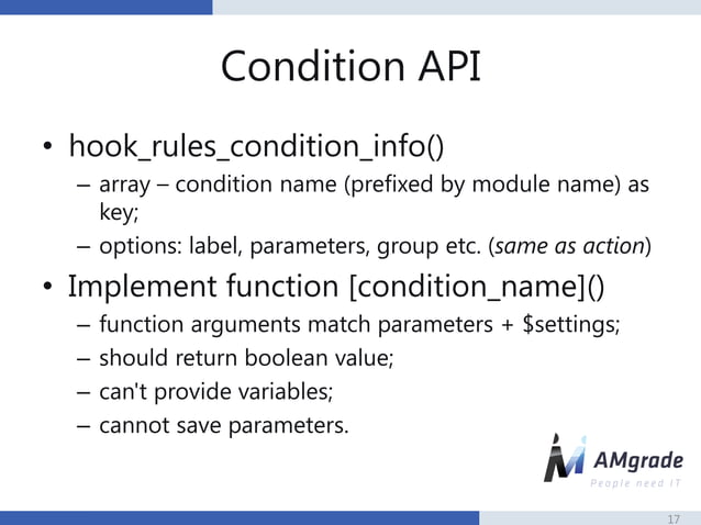 Module Rules. Overview, use cases, API | PPT