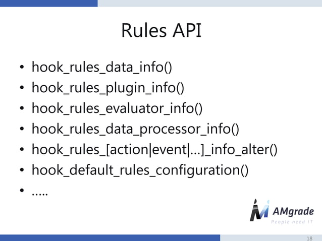 Module Rules. Overview, use cases, API | PPT