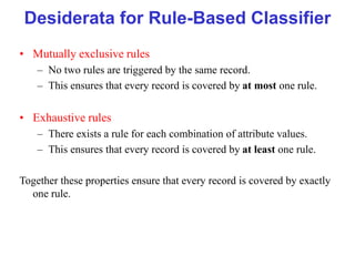 Rule-Based Classifiers | PPT