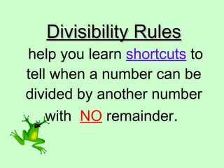 Rules For Divsion | PPT