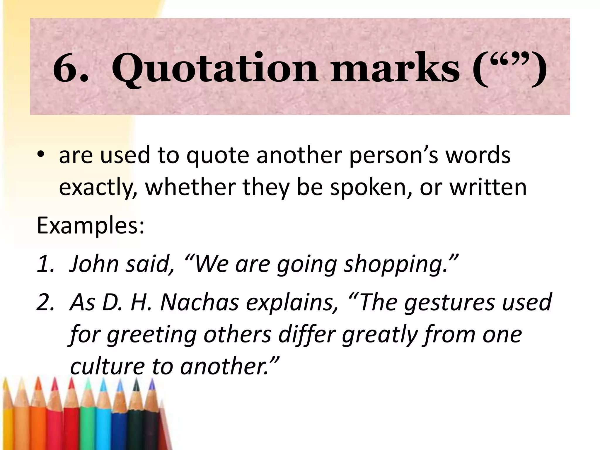 Rules In Capitalization And Punctuation | PPTX