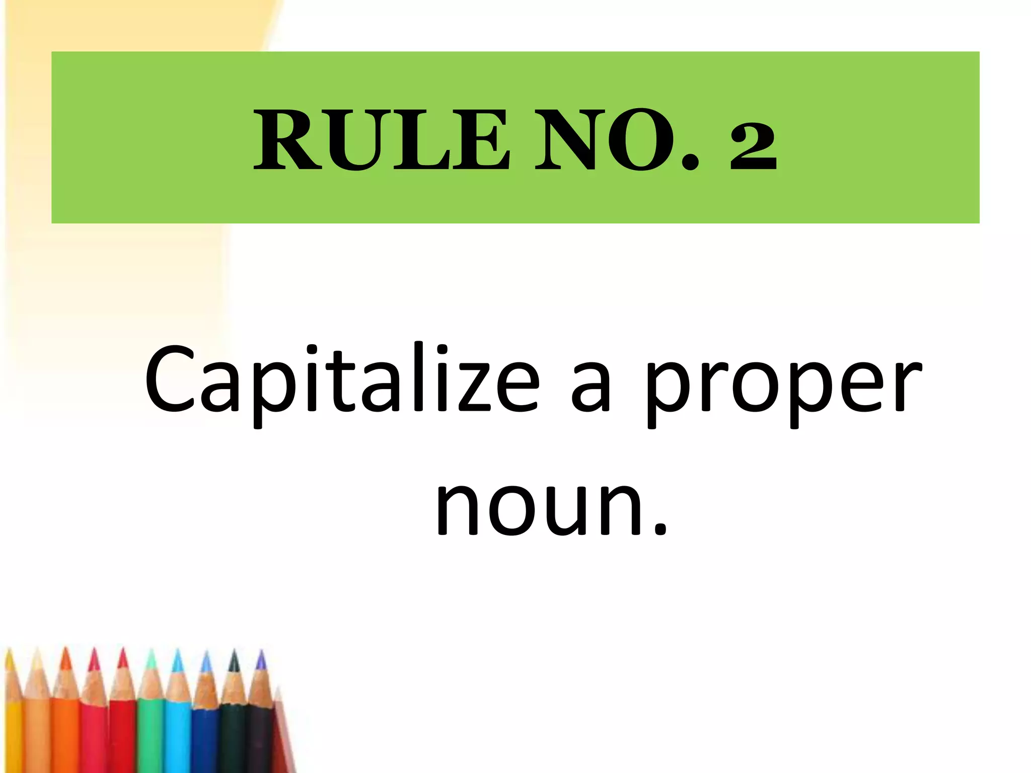 Rules In Capitalization And Punctuation | PPTX