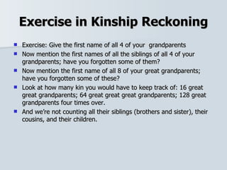 Rules of Descent: How Kin are Reckoned | PPT
