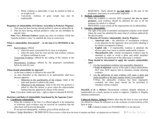 RULES OF EVIDENCE, INCLUDED EXAMPLES AND DEFINITION | PDF