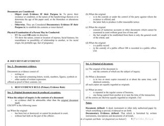 RULES OF EVIDENCE, INCLUDED EXAMPLES AND DEFINITION | PDF