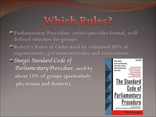 Rules Of Order | PPT