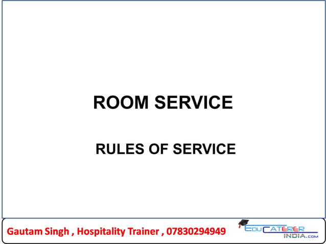 Rules of-service | PPT