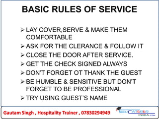Rules of-service | PPT | Free Download