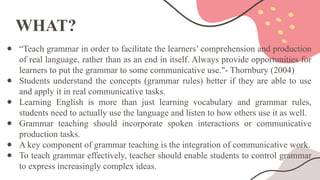 Rules-of-Teaching-Grammar -- Reporting.pptx