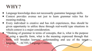 Rules-of-Teaching-Grammar -- Reporting.pptx
