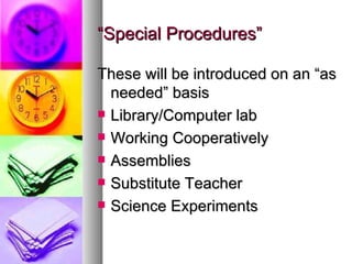 Rules procedures ppt | PPT | Homework and Study | Education