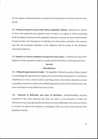 National Company Law Tribunal Rules, 2016 | PDF