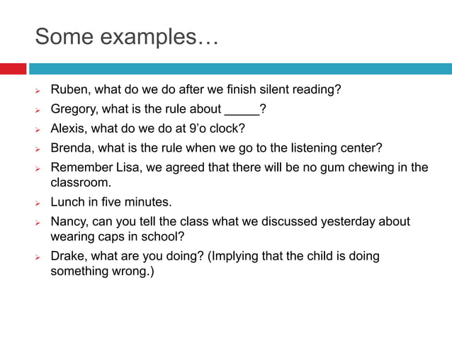 Enforcing Rules and Consequences in the Classroom | PPTX | Parenting ...