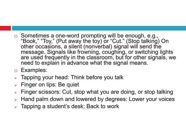 Enforcing Rules and Consequences in the Classroom | PPTX | Parenting ...