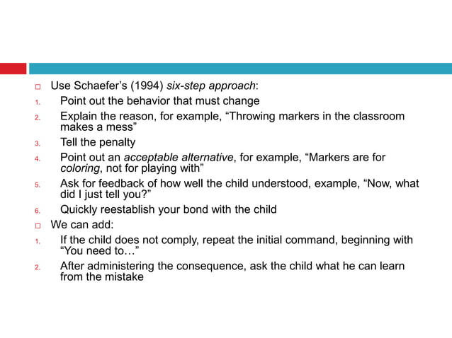Enforcing Rules and Consequences in the Classroom | PPTX | Parenting ...