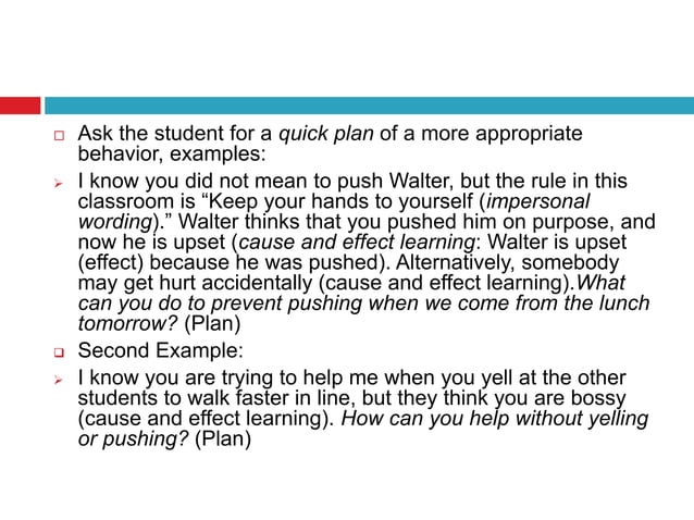 Enforcing Rules and Consequences in the Classroom | PPTX | Parenting ...