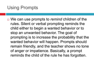 Enforcing Rules and Consequences in the Classroom | PPTX