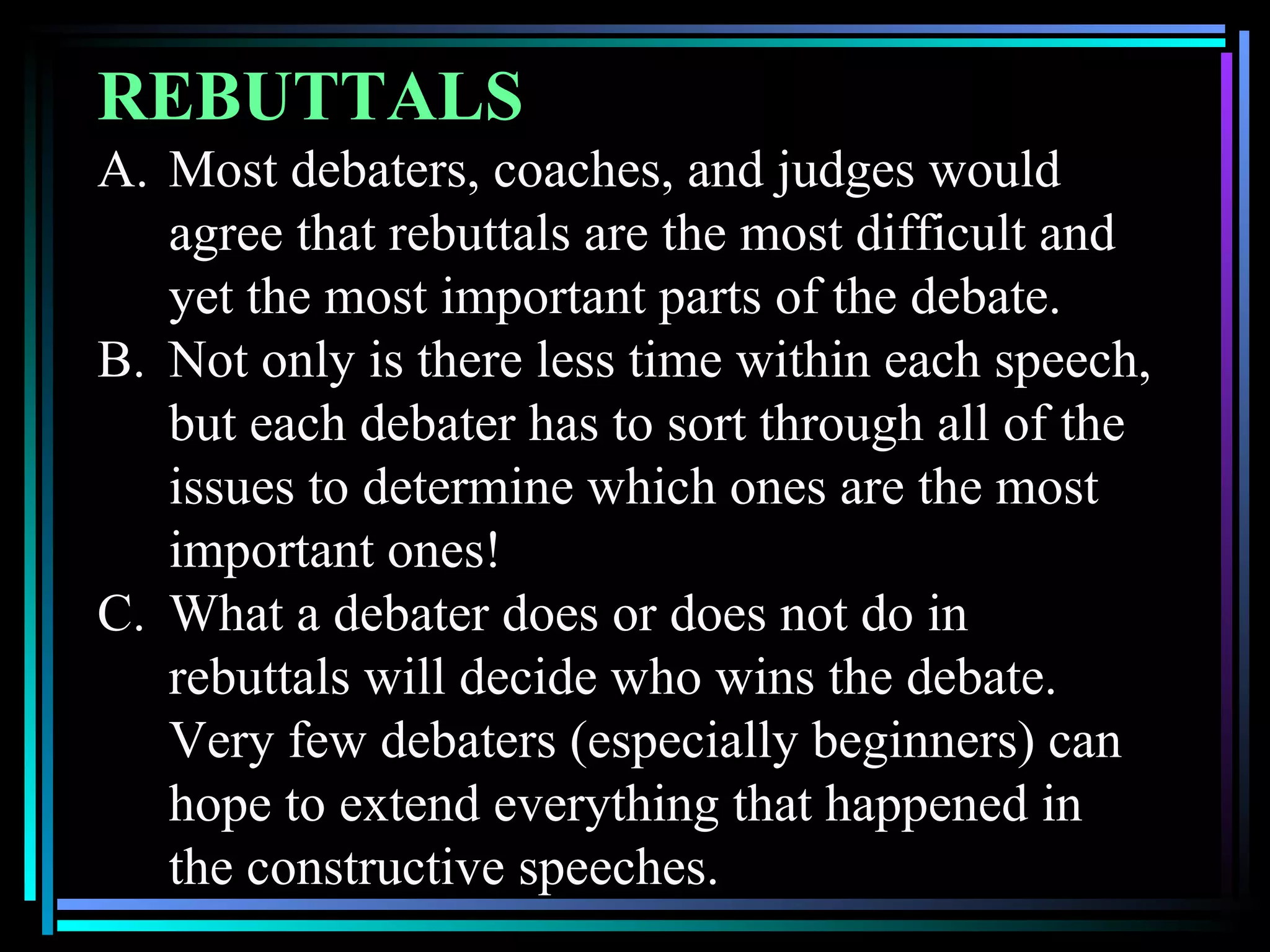 Rules and Guidelines on Debate Competition | PPT