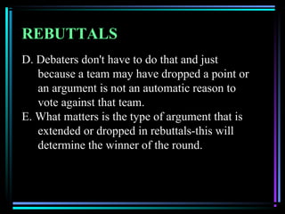 Rules and guidelines on debate competition | PPT