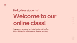 Rules and Online Etiquette .pptx