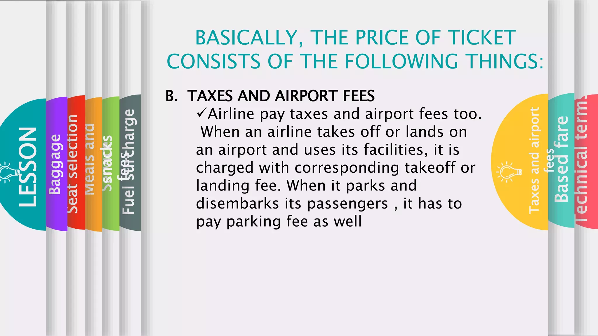 Rules and principle of ticket calculation | PPTX
