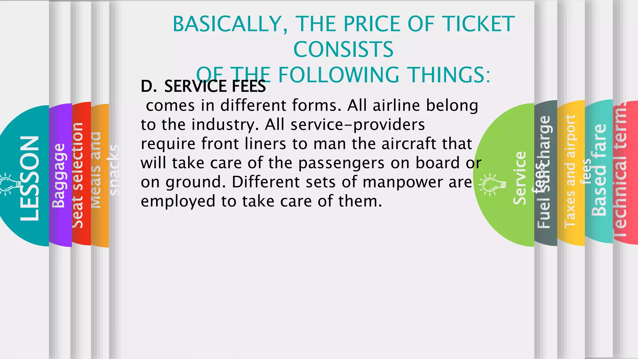 Rules and principle of ticket calculation | PPTX