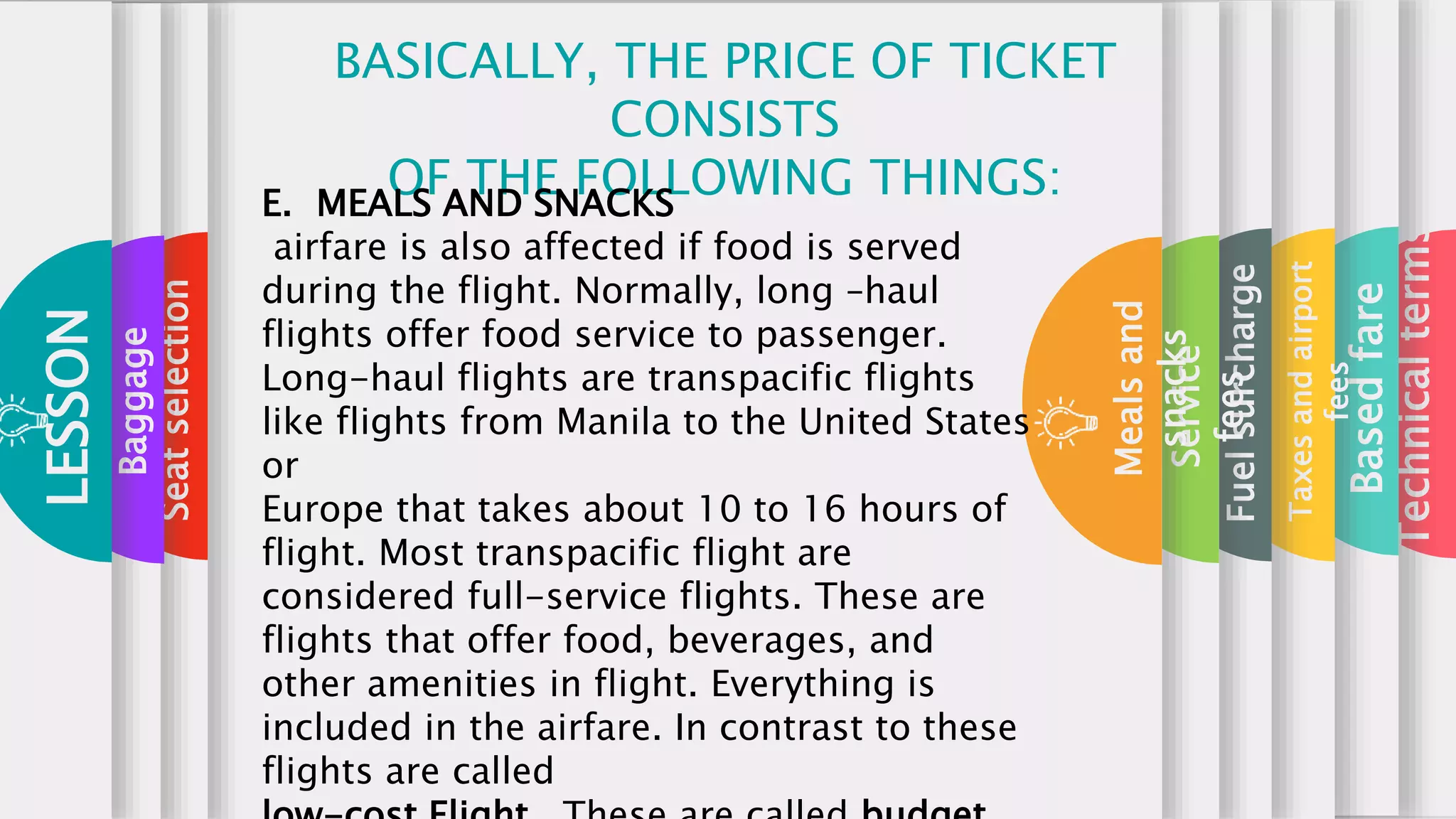 Rules and principle of ticket calculation | PPTX