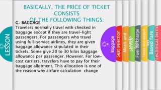 Rules and principle of ticket calculation | PPTX