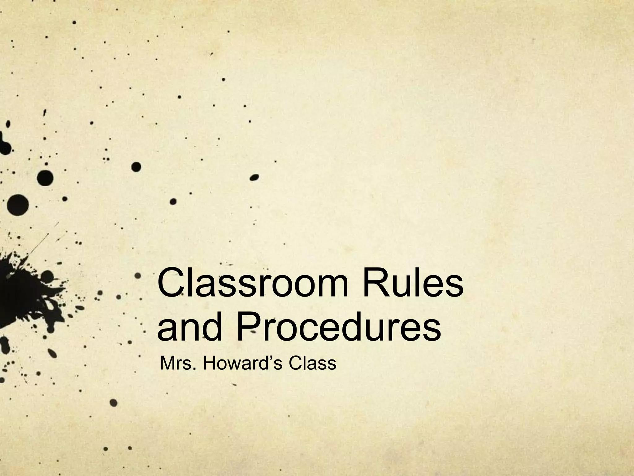 Rules and procedures | PPT